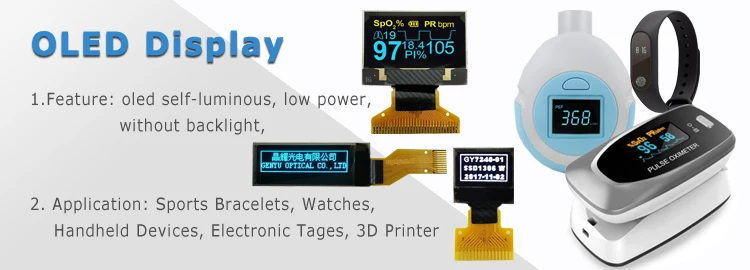 0.96" Oled 128x64 Dot Smart Watch Screen Monochrome Tiny Oled Display ...