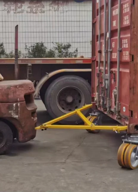 Ultra-heavy Solid Rubber ISO Container Casters Made in China