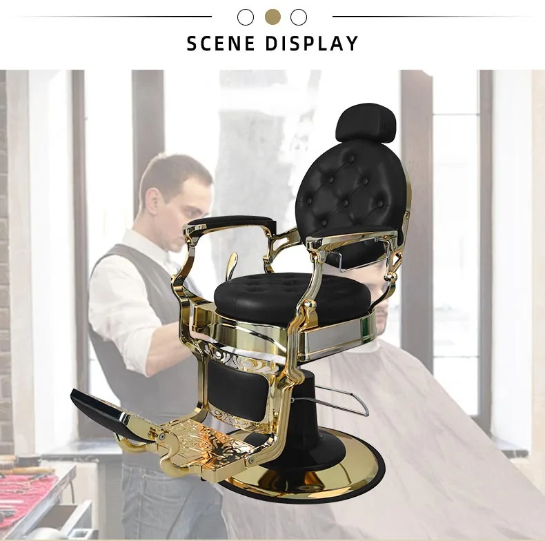 Detachable Large Hair Salon Chair with Lifting Shaving Oil Head ...