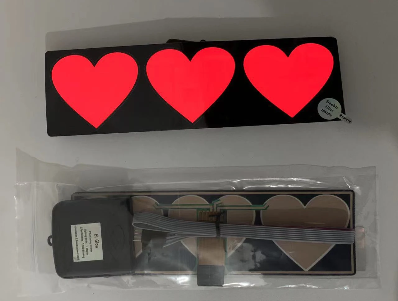 Wholesale Custom Glow Dark Panel Up Led Card Windshield Window Wanted ...