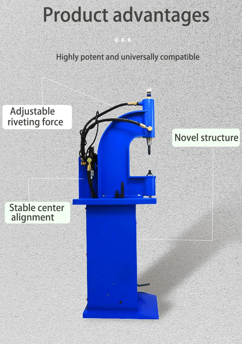 Hydraulic Riveting Machine Brake Pad Riveting Machine Vertical Brake ...