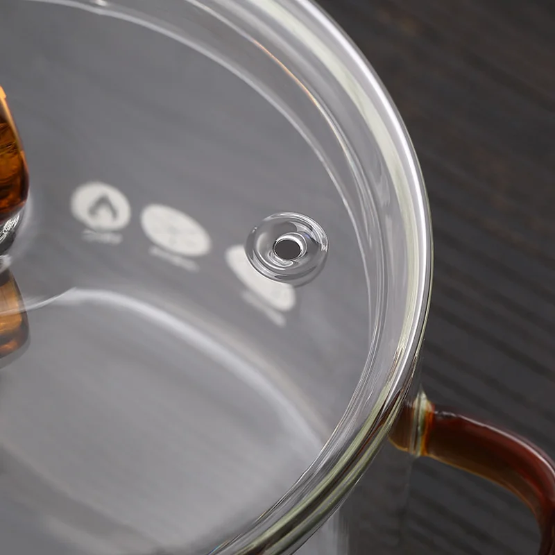 Wholesale High Borosilicate Glass Stew Pot - Large Capacity Transparent ...