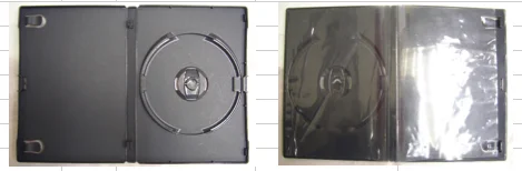 14mm DVD Box Library Case Black 1-4disc - Stylish Storage