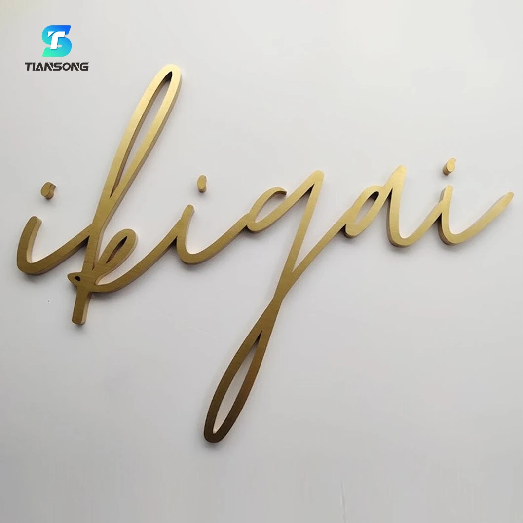 3D Acrylic Signage - Durable Stainless Steel Storefront Letters