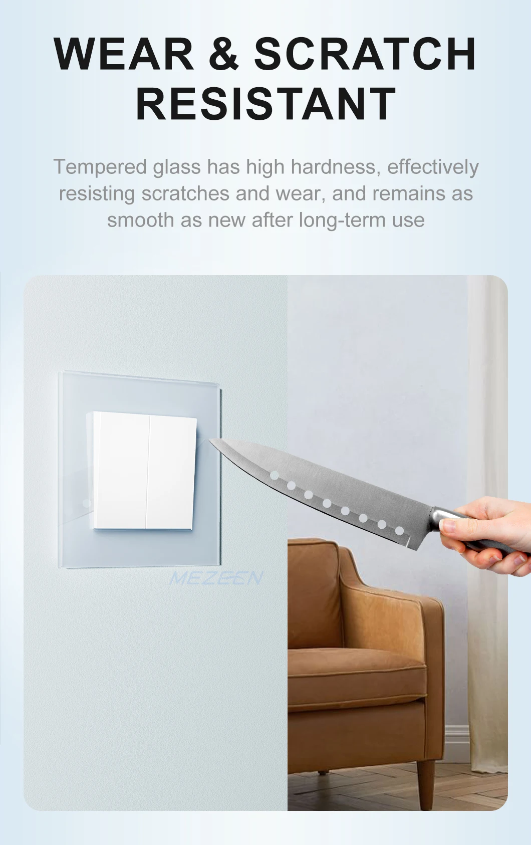 European Standard Classic Switch Design 220v 10a Gold Glass Panel ...