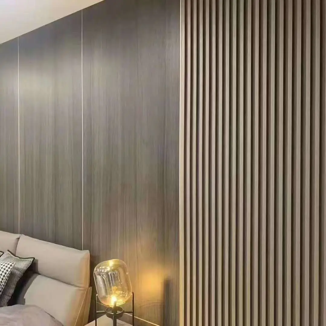Interior Decorative Fluted Grilles Solid 3d Wood Panels For Walls Wood ...