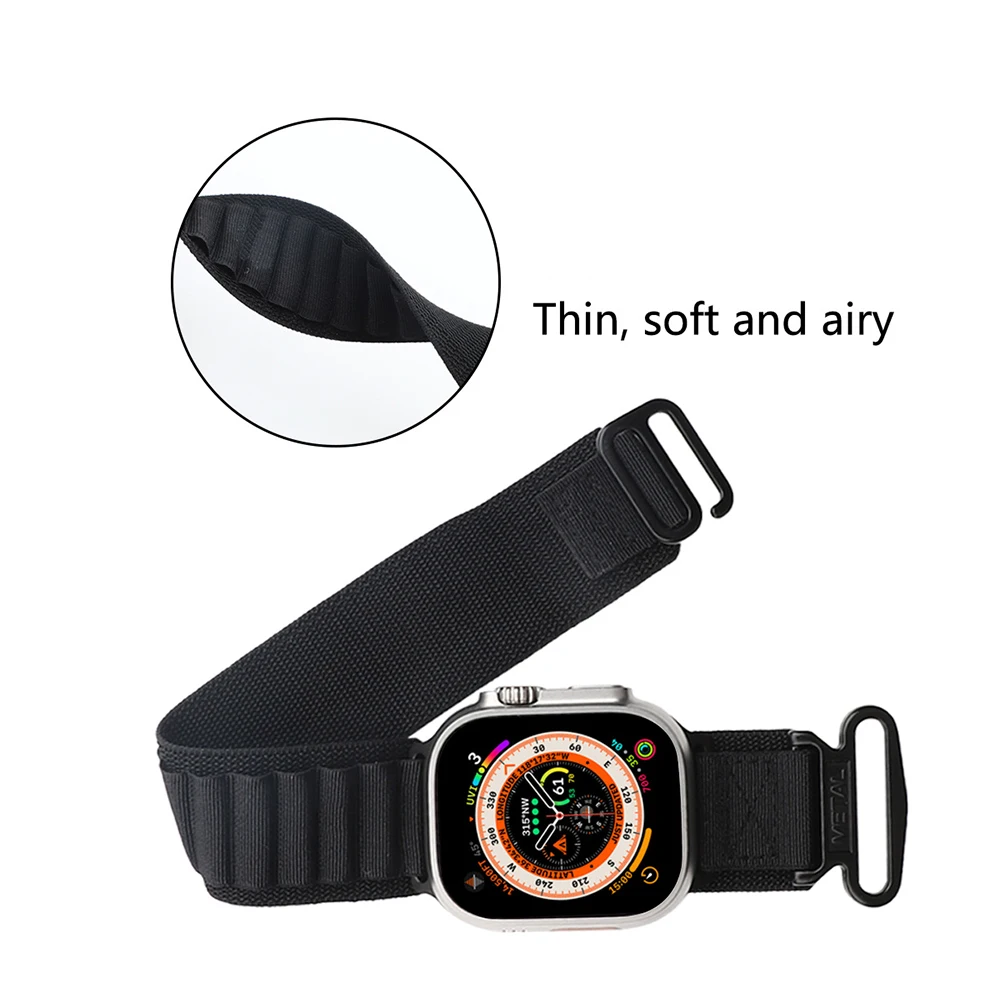 Alpine Loop Nylon Bracelet For I Watch 6 7 8 For Apple Watch Ultra 49mm ...