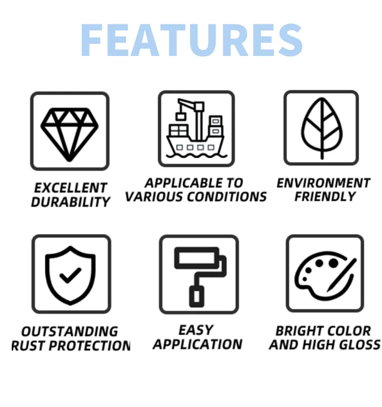 Waterborne Steel Paint Acrylic Acid Oxidation Resistance Rust Resistant ...