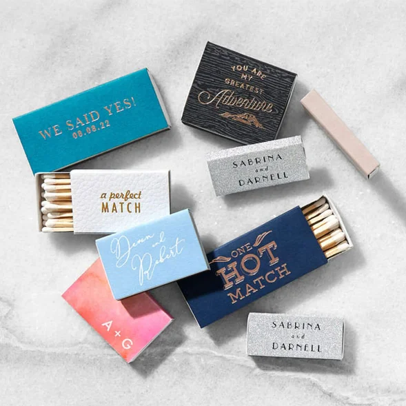 Luxury Custom Candle Matchbox Long Wooden Stick Matches - Buy Wooden ...