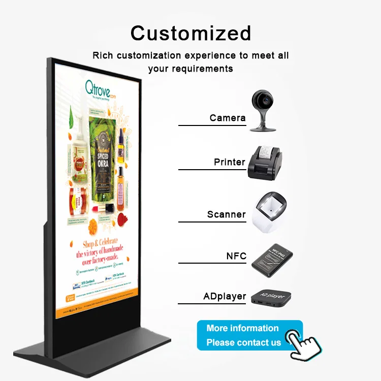 Ultra-Thin Indoor Digital Video Advertising Poster Manufacturers ...