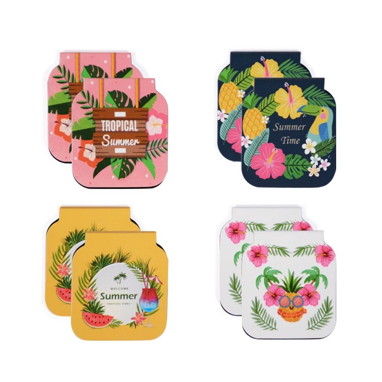 Custom Folding Standard Size Cartoon Characters Paper Magnetic Bookmark ...