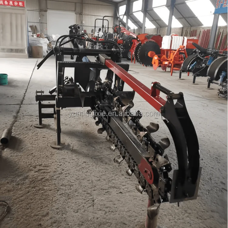 Tractor Chain Trencher Cable Trenching Machine on Sale| Alibaba.com