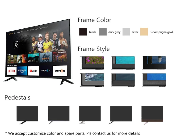 Big Screen Led Tv 65inch 4k Hdr Uhd Android Television 65 Inch Smart Tv ...