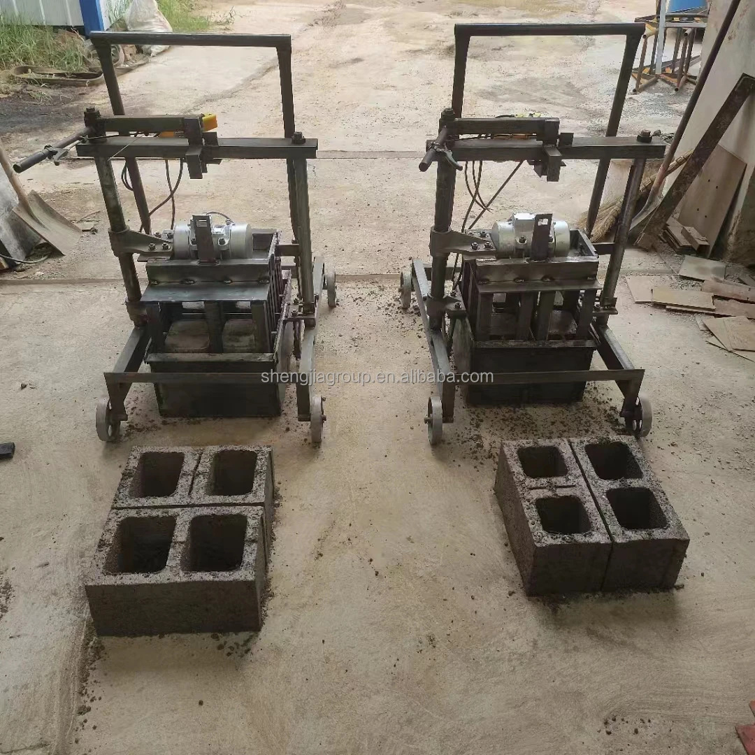 Egg Laying Small Manual Concrete Cement Block Brick Making Machine For ...