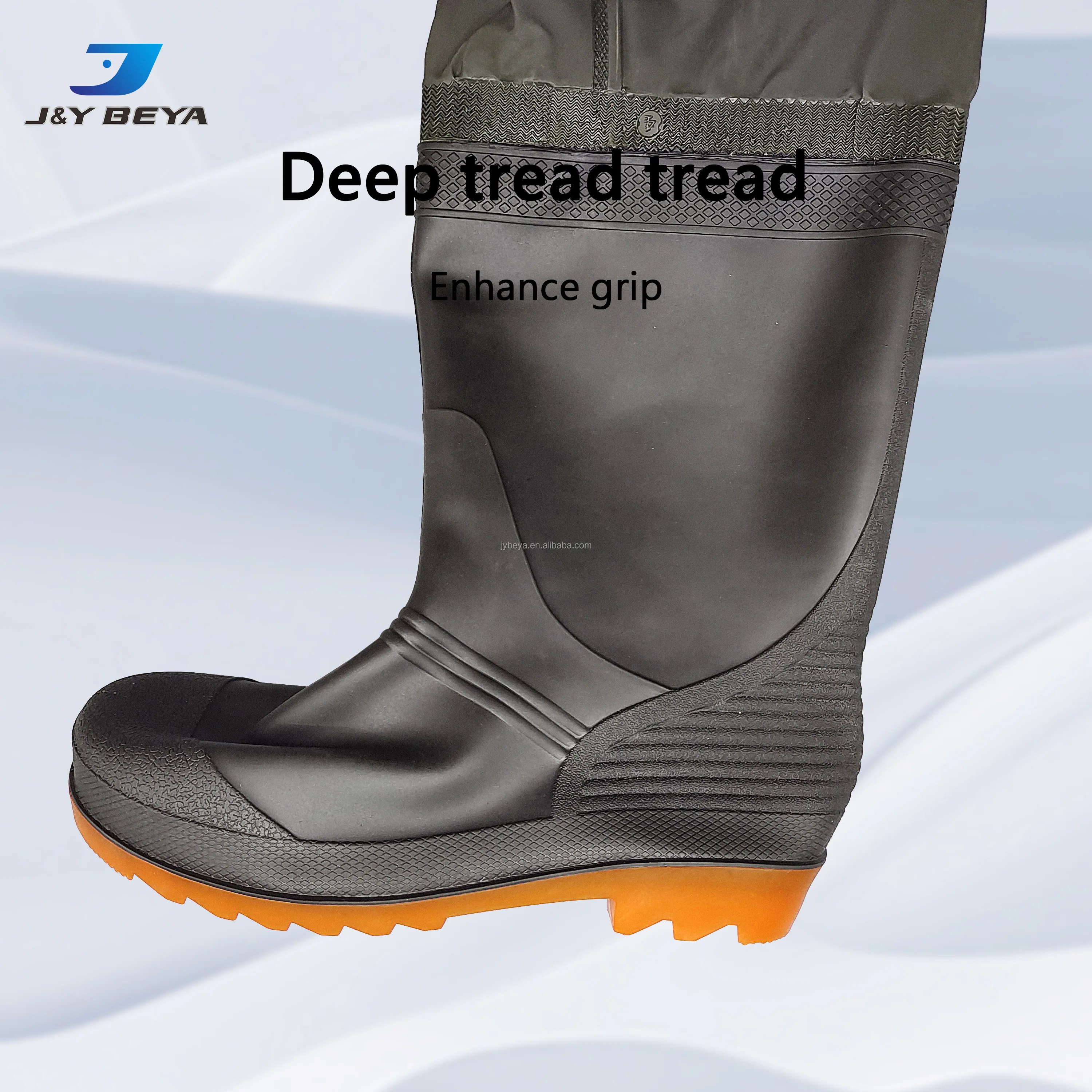 Thickened Rubber Body Waterproof Suit One-piece Wading Suit Fishing ...