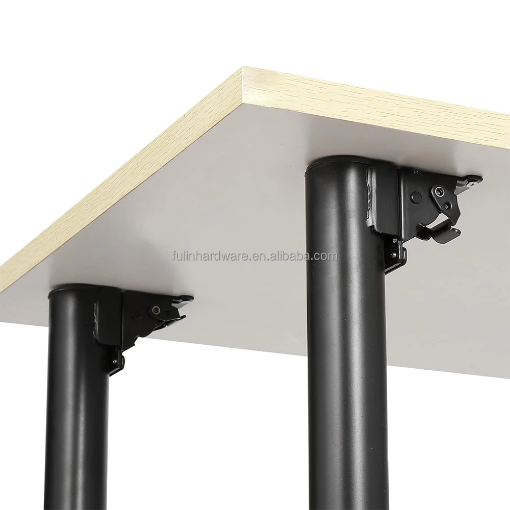 Folding Metal Table Legs Industrial Modern Desk Legs Heavy Duty Steel ...