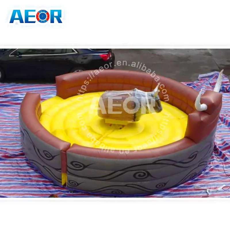 Commercial Inflatable Adult Bucking Bronco Rodeo Bulls Interactive ...