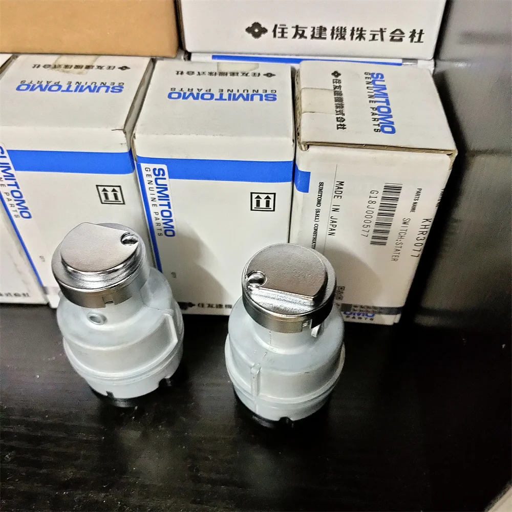 Spare Parts Ignition Switch Km16-p03 Khr3077 Starter Switch For Sh120 Sh200 Sh200-5 Sh100 Sh330 ...
