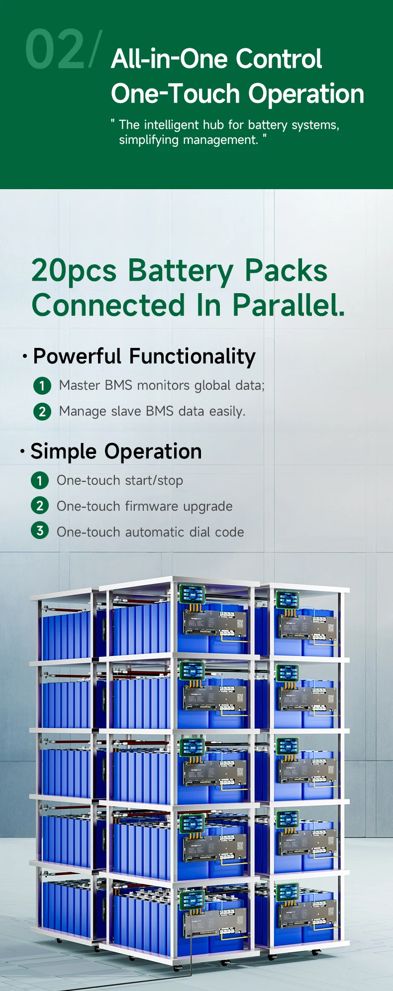 TDT 3A Active Balancer Smart BMS for 16S Lifepo4 Battery Pack