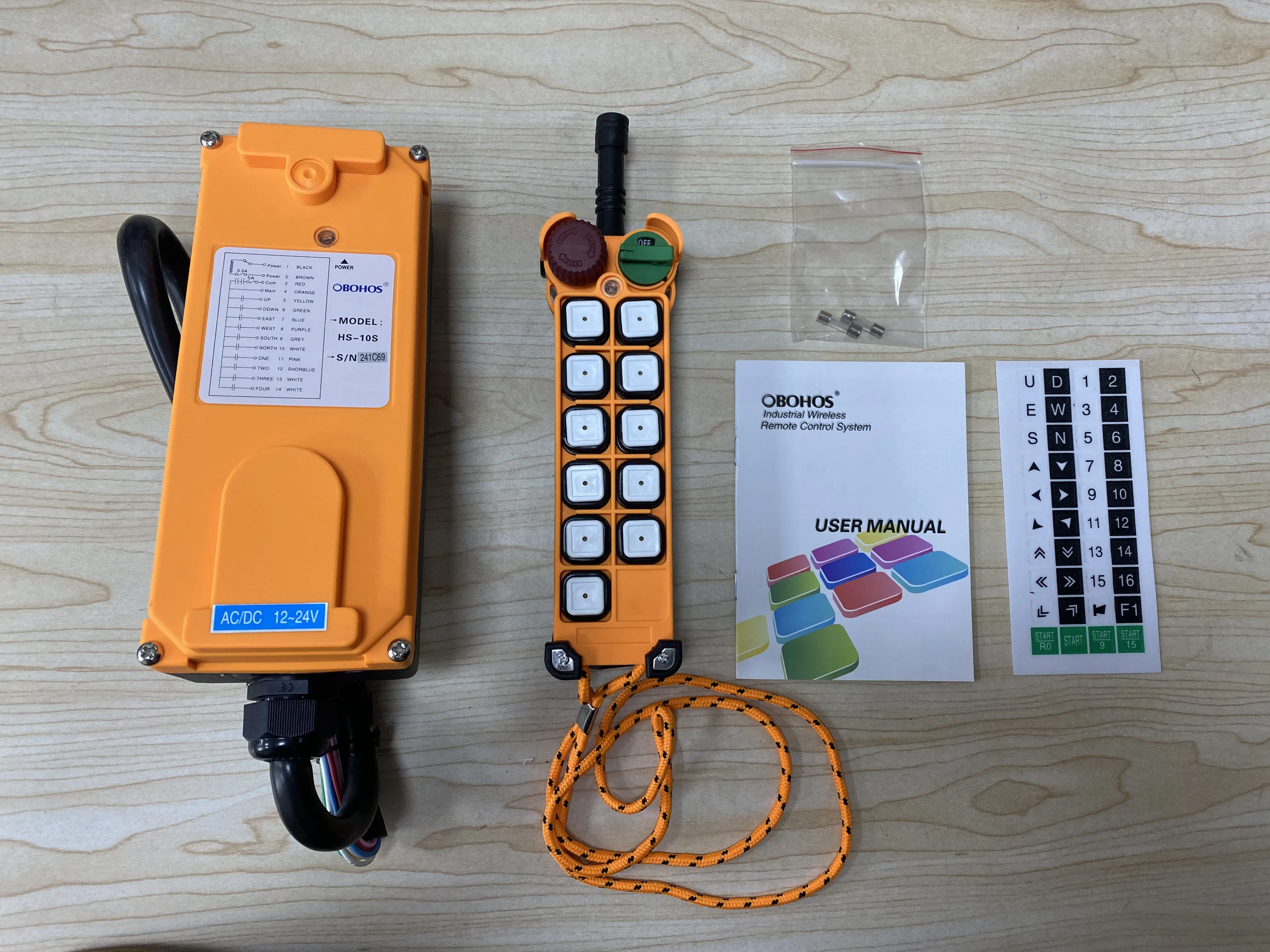 Vision Obohos 4チャンネルhs-6スマートクレーンホイストラジオ工業用リモコン - Buy ラジオ工業用リモコン、ホイスト工業用リモコン、工業用リモコン Product on ...