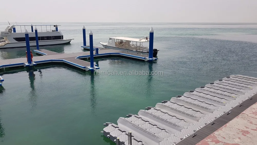 Polyethylene Modular Floating Dock Marine Modular Pontoon Jet Ski ...