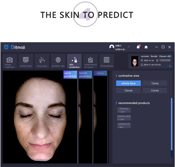 Newest Ai Magic Mirror Skin Analyzer Detector Eight Spectrum 3d Facial ...