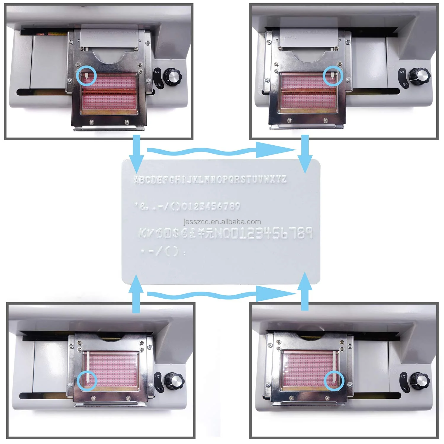 Desktop Manual PVC ID Card Embossing Machine| Alibaba.com