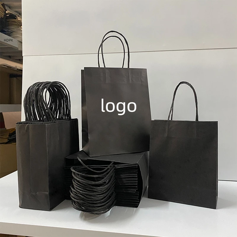Wholesale Large Black Packaging Bag - Gift Toilet Paper Bag