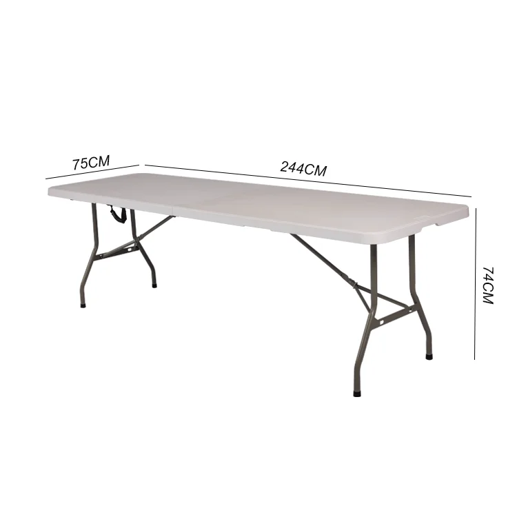 Banquet Buffet 8ft Folding Long Portable Table - SHINAIER
