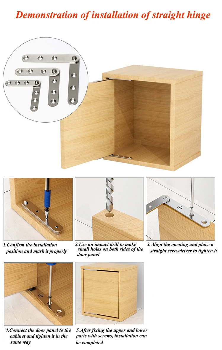 Heavy Duty Concealed Hinge - Winis 360 Degree Rotating Door