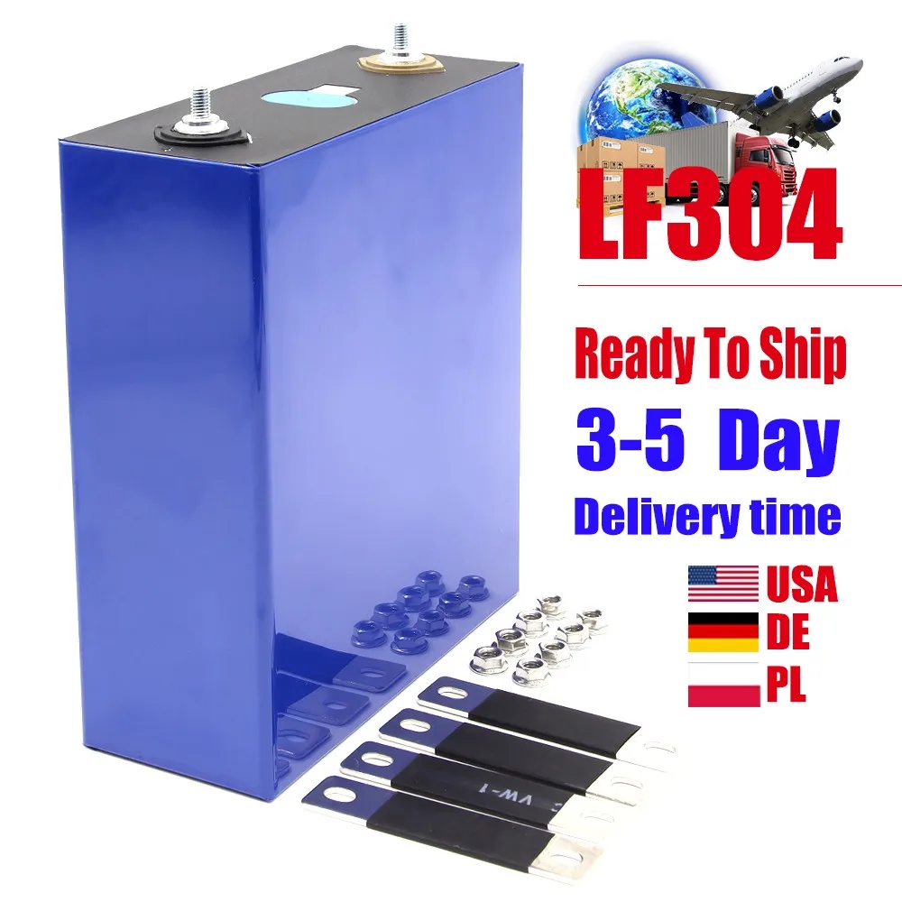 Eve 304ah 3.2v Lifepo4 Battery Cell Prismatic Grade A Lf304 Lfp Akku Lipo4 Eu Usa Stock ...