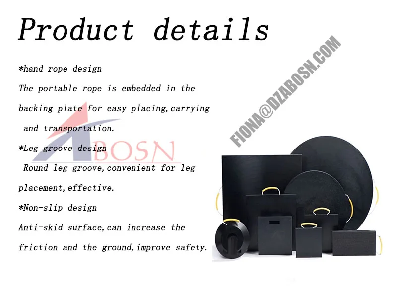 Mobile Crane Board Uhmwpe Outrigger Crane Pad Lifting Pad - Buy High ...