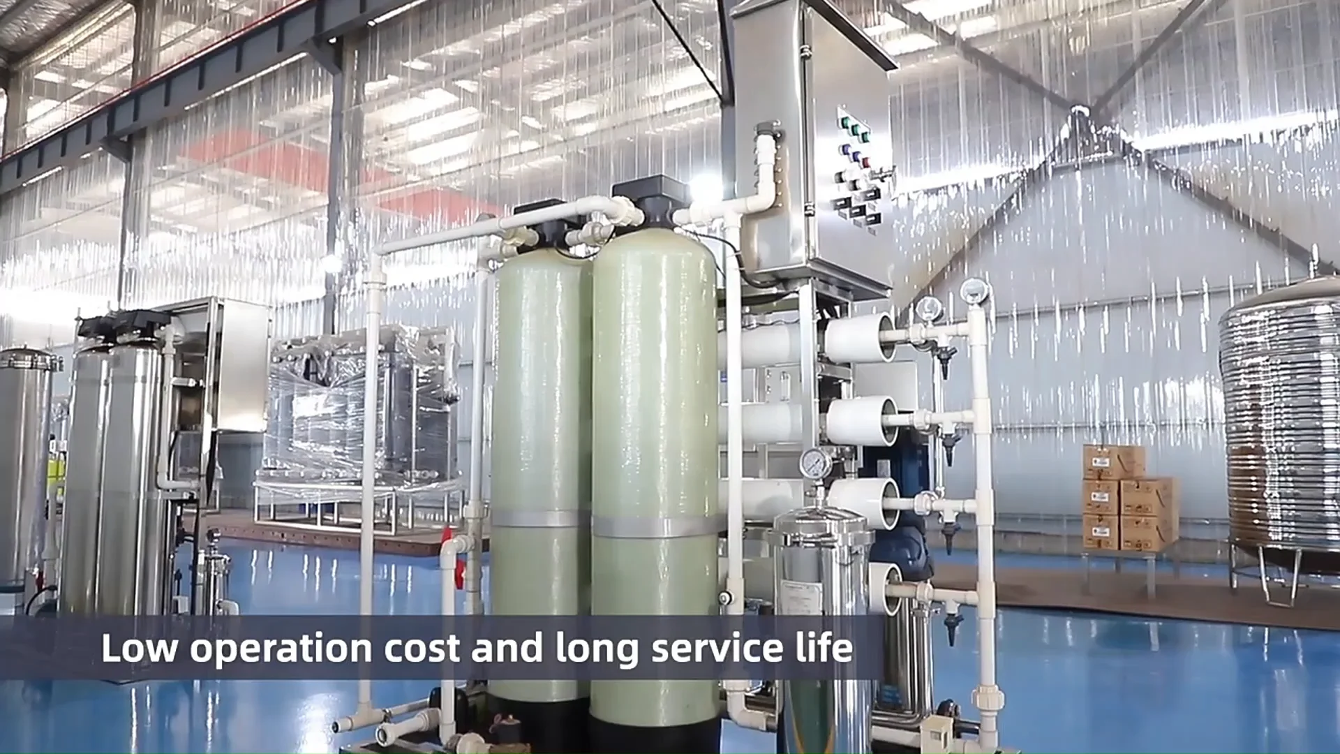 Industrial Automatic Pure Water Treatment Equipment Ro Reverse Osmosis ...