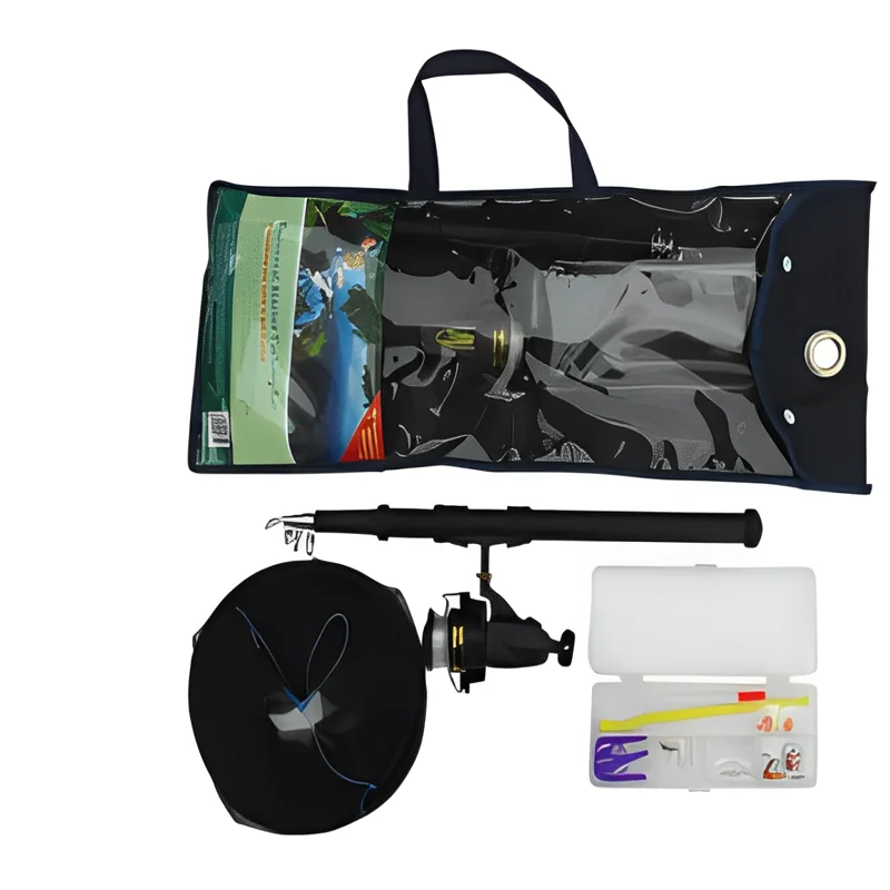 Cto Perfect For All Skill Levels Telescopic Fishing Rod Combo Full Set ...