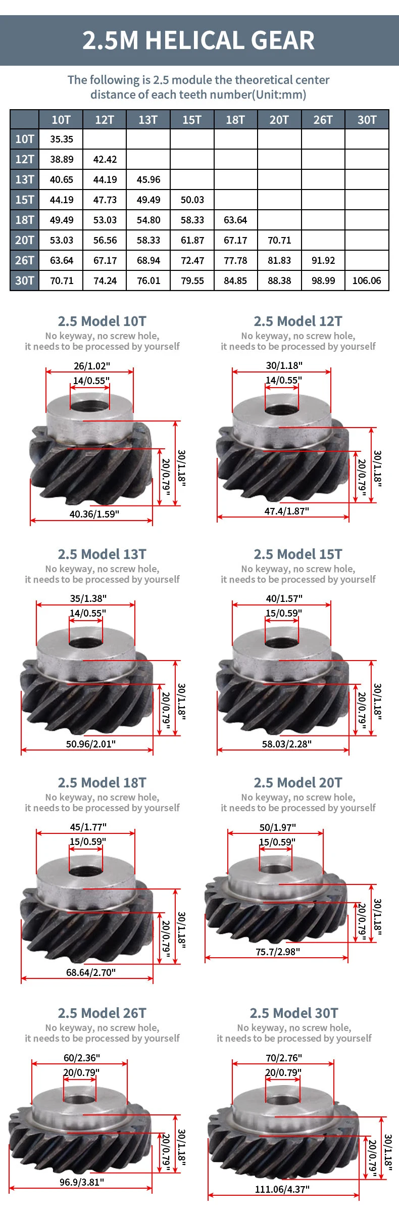 Oversized Torque 1M 2M 3M Staggered Screw Gears 45 Angle Bevel Right ...