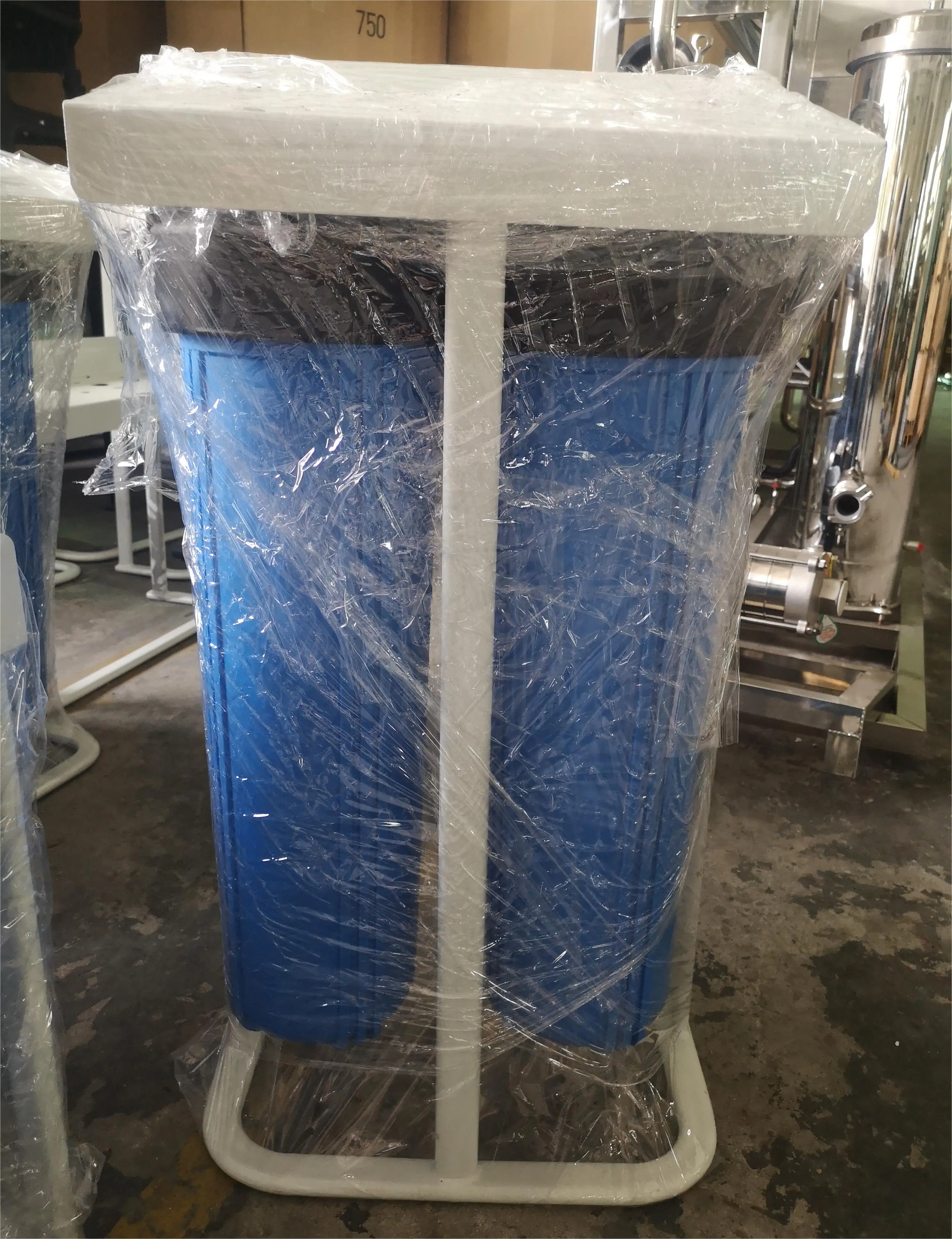 Single Big Blue Filter Housing Housing Water Filtration System Plastic ...