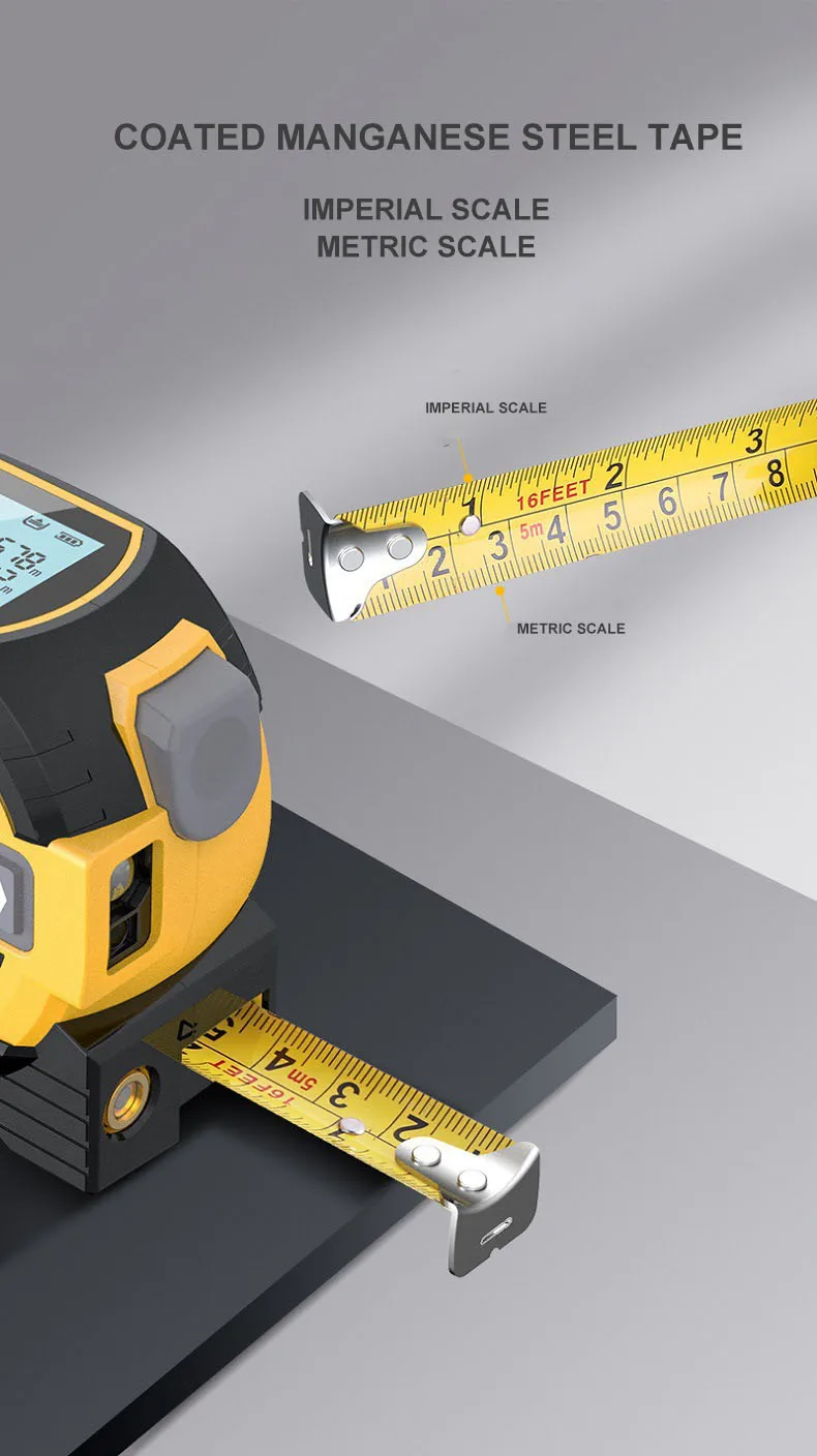 5m Tape 40m Laser Measure Tool Laser Cross Line Measuring Tool Laser ...