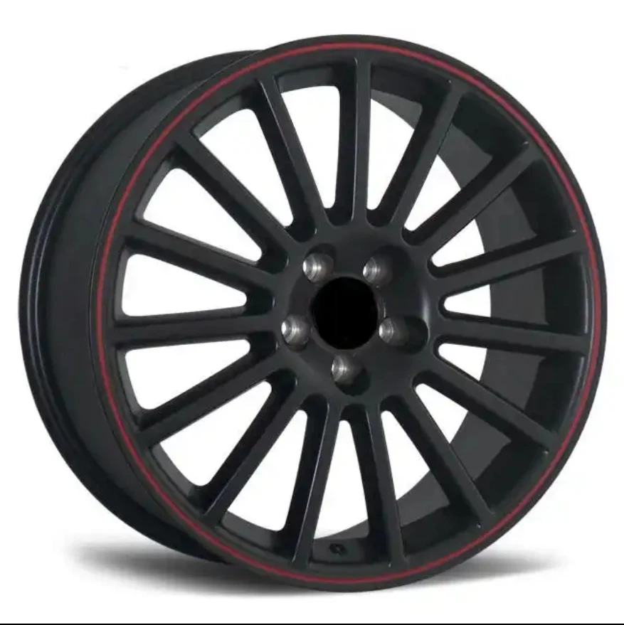 YXQ RTS New Chrome Forged Wheels Rim 8j 5 Multi Spoke Sliver for R32 ...