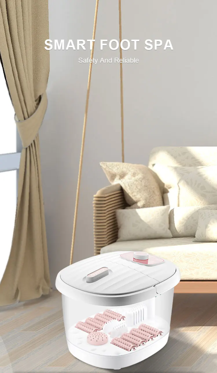 Ce Quality Good Foot Heating Spa Bath Massager With Heat Automatic ...