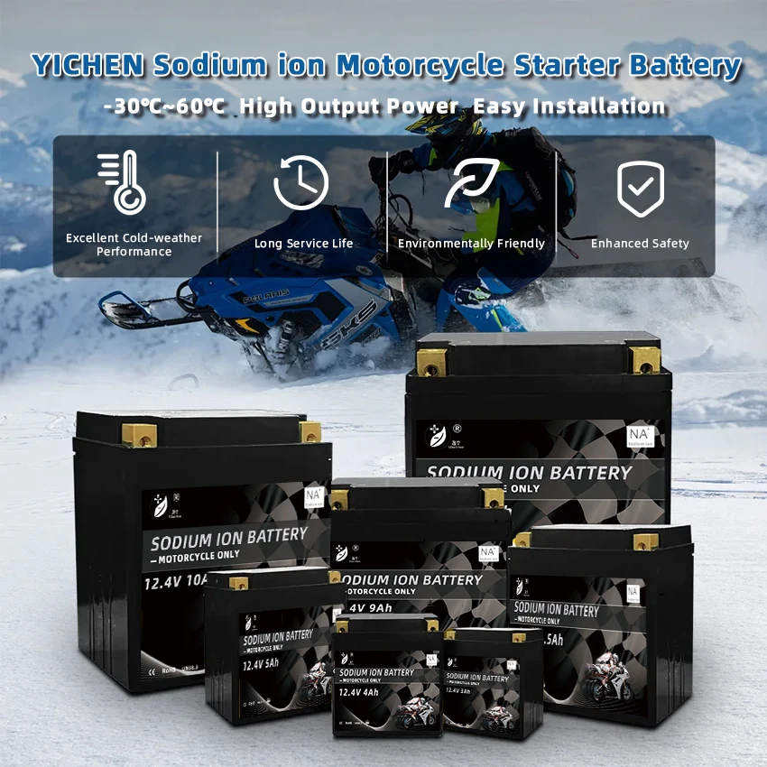 Custom Sodium Ion Motorcycle Battery - 12V 5.2ah