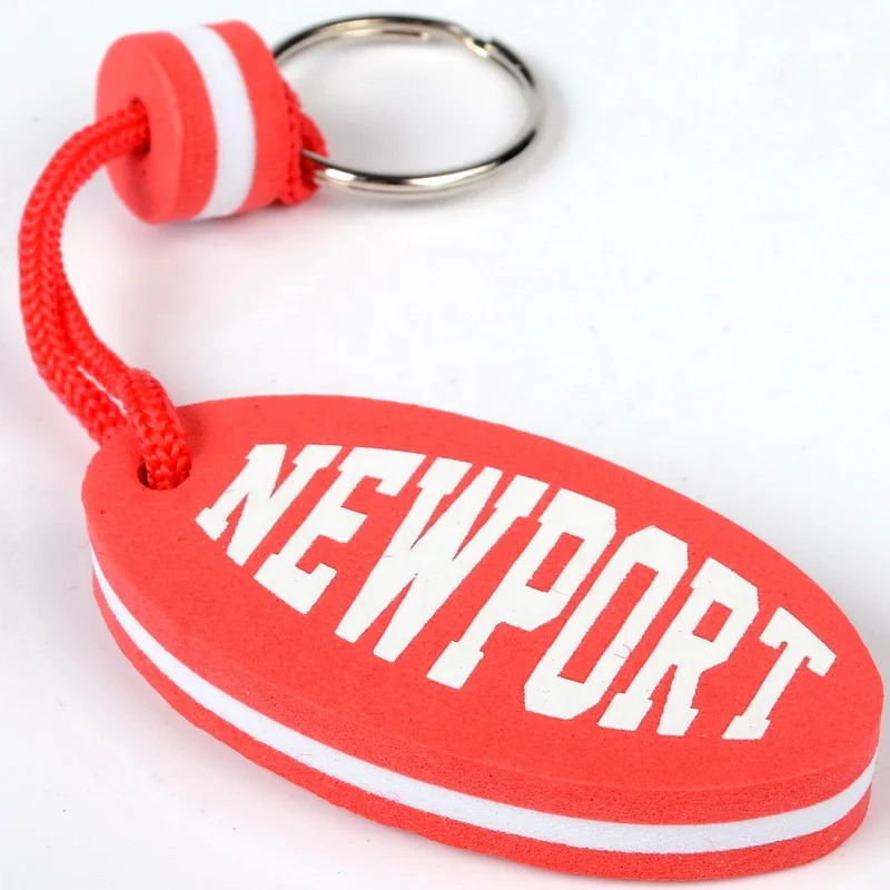 Tri-color laminated EVA keychain / floating keychain / waterproof EVA ...