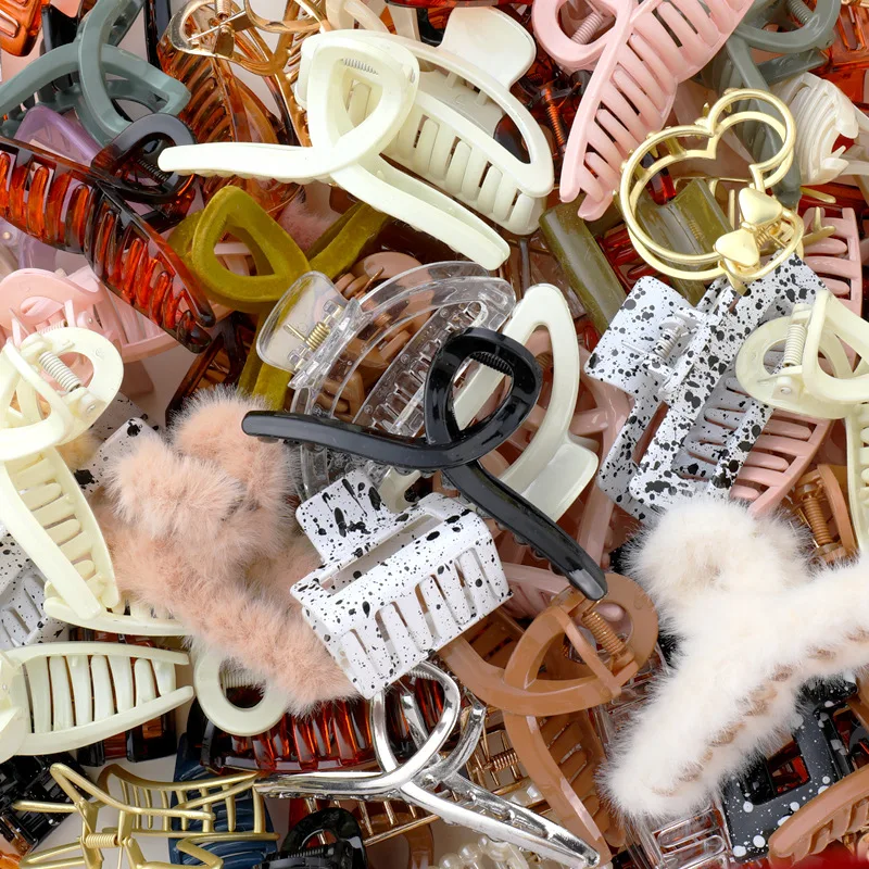 1kg Korean Hair Claws Factory Direct Price Wholesale Big Flower ...