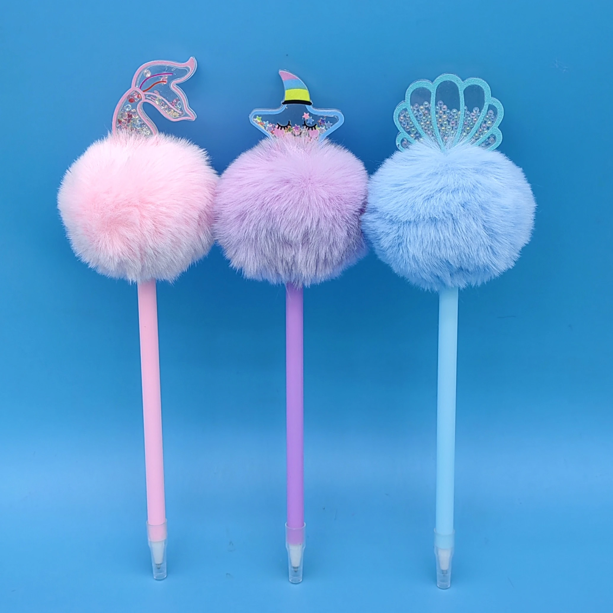 Soododo Xdbg0114 Promotional Lovely Fluffy Plastic Mini Pompom Style ...