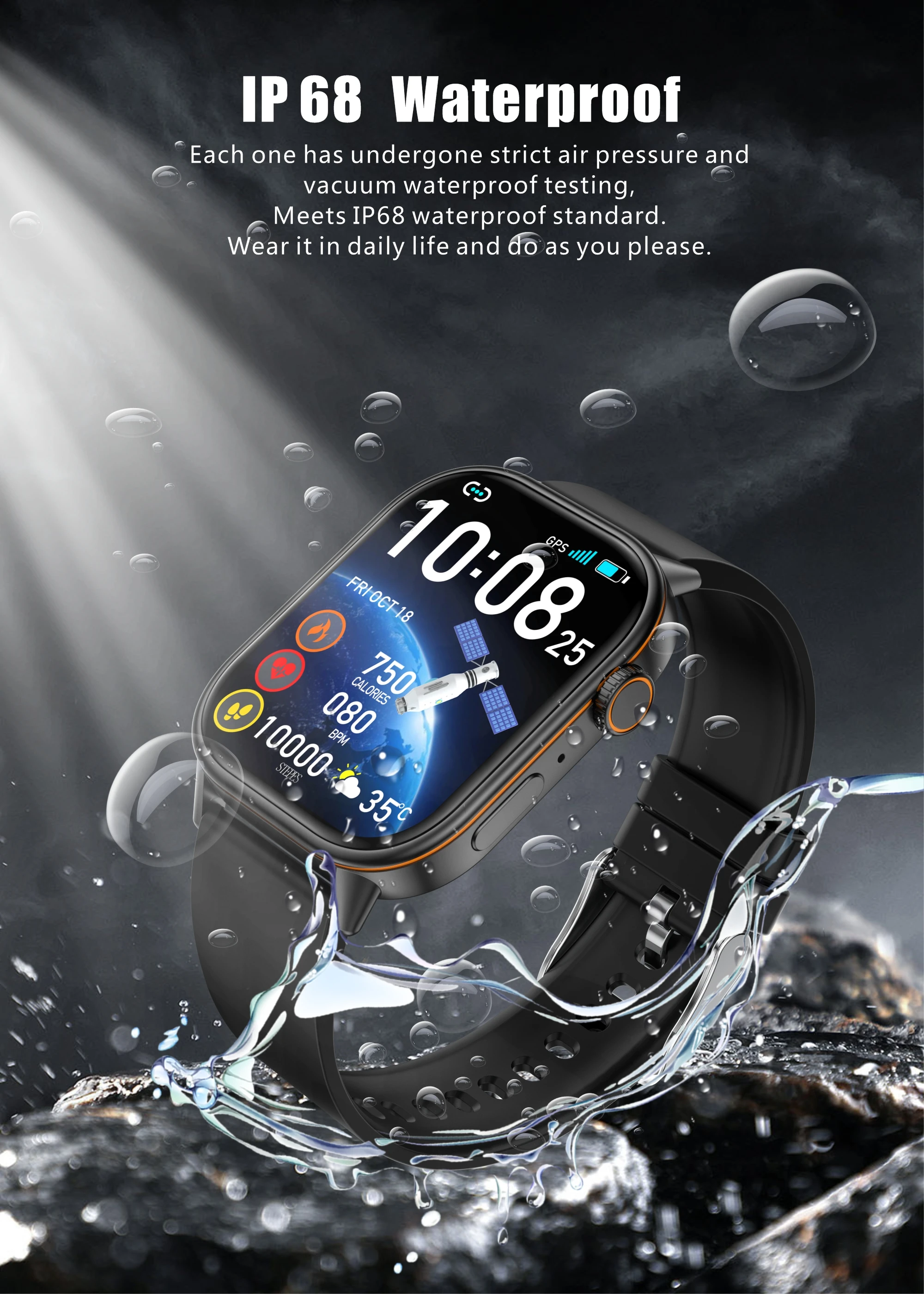 2025 QX17 Smartwatch - 2.01 Inch TFT Touch Screen GPS Watch