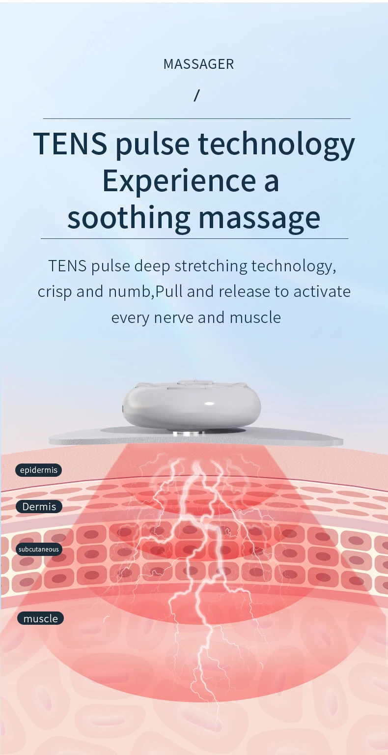 16 Mode Electronic Muscle Stimulation TENS Technology for Period Pain ...
