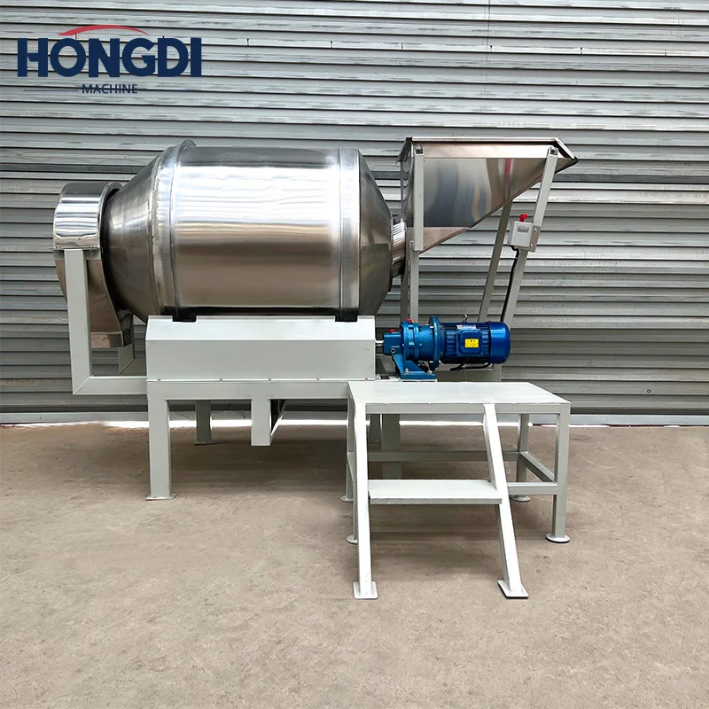 Stainless Steel Rotary Drum Mixer - Efficient Powder Blender