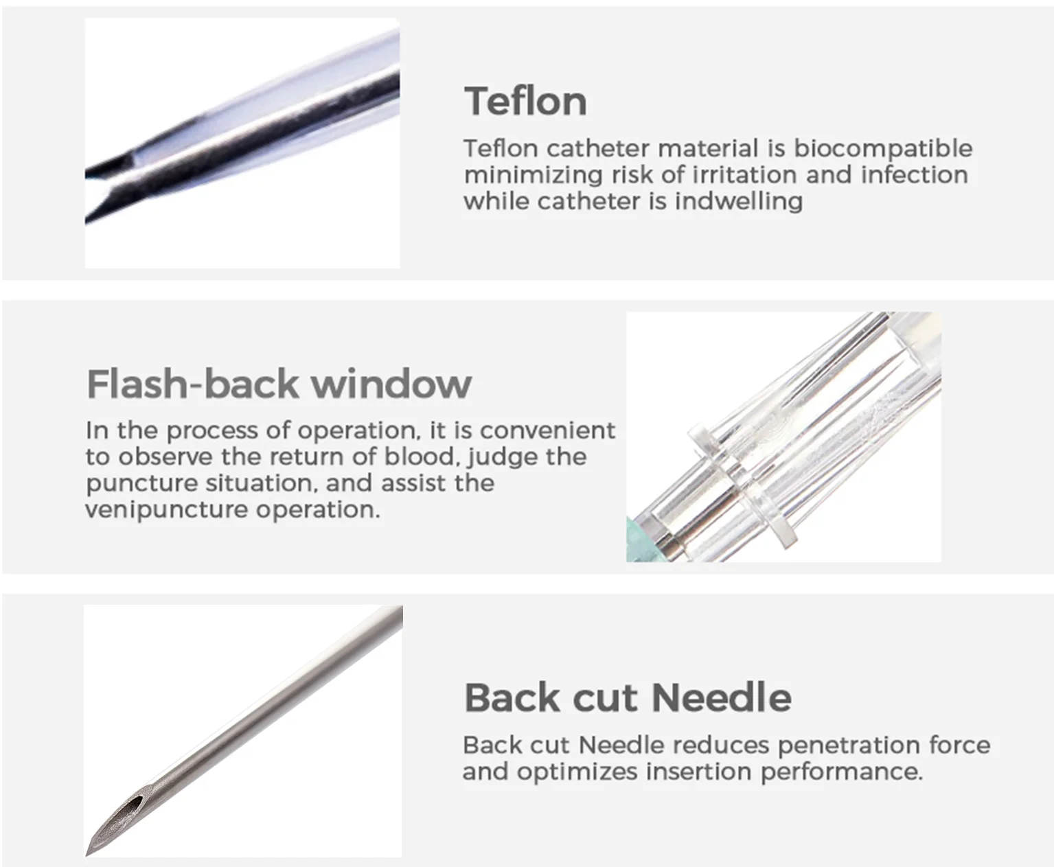 Safety I.v. Catheter Retracting Needle Type 14G-26G