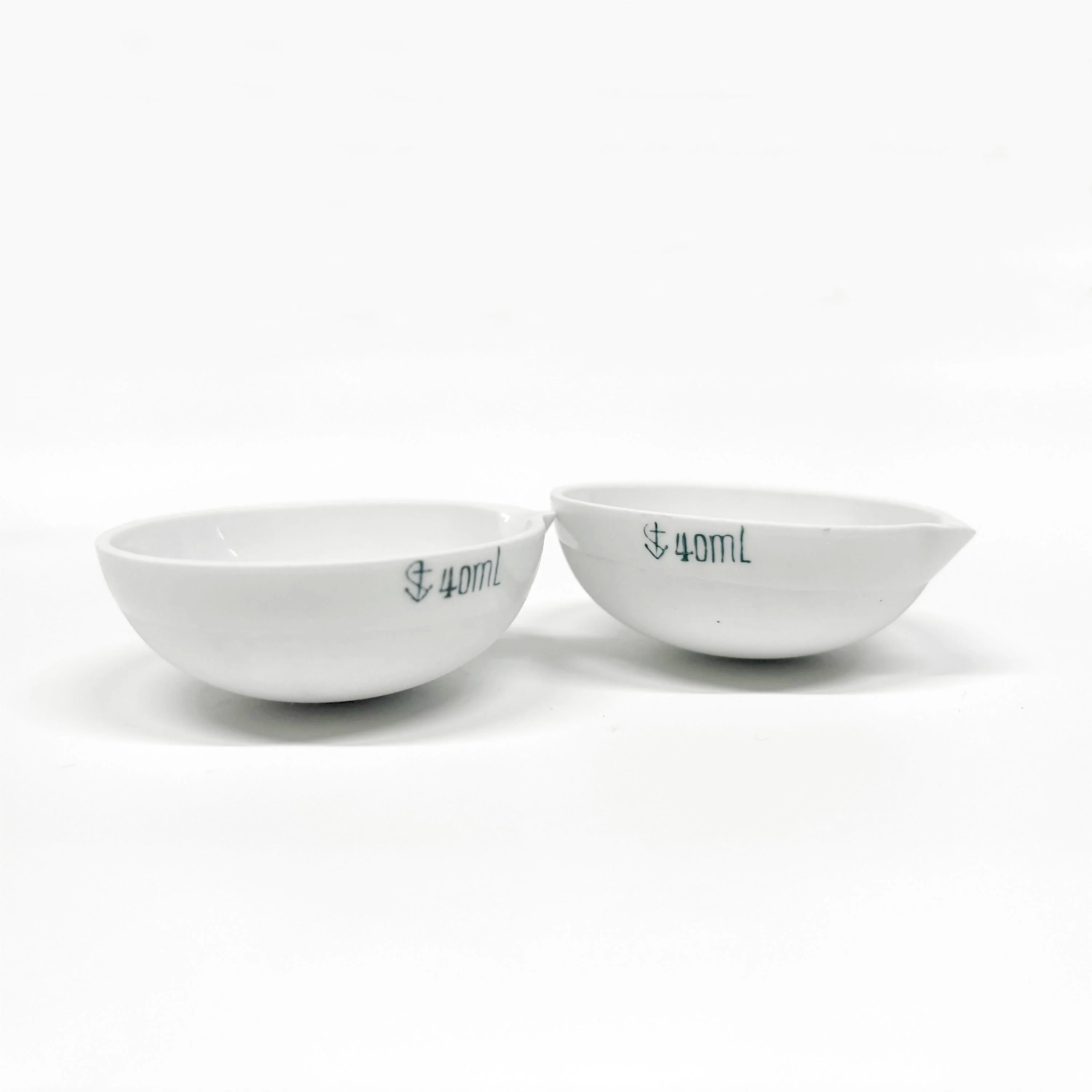 15ml 1000ml Laboratory Use White Color Ceramic Hemispherical Pan ...