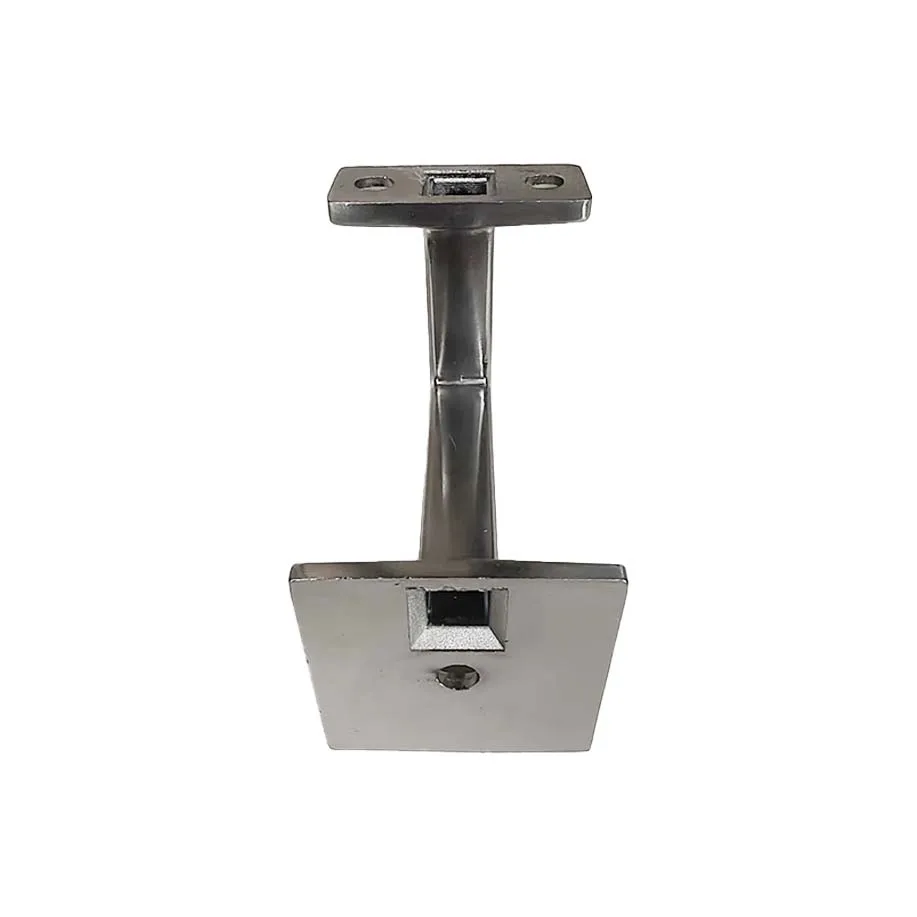 Staircase Indoor Stairs Stair Railings Zinc Alloy Zamak Brush Nickel Plating Wall Mount Handrail ...