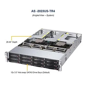Supermicro A+ Server 2023US-TR4 - Dual AMD EPYC 7001/7002